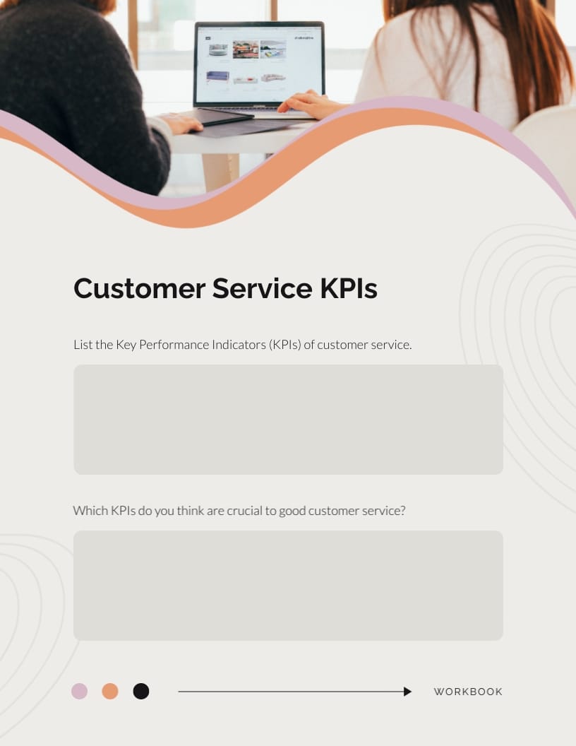 Customer Service Workbook Template | Visme
