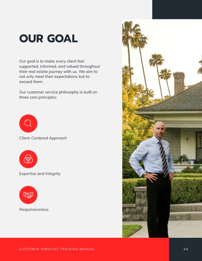 Customer Services Training Manual Template | Visme