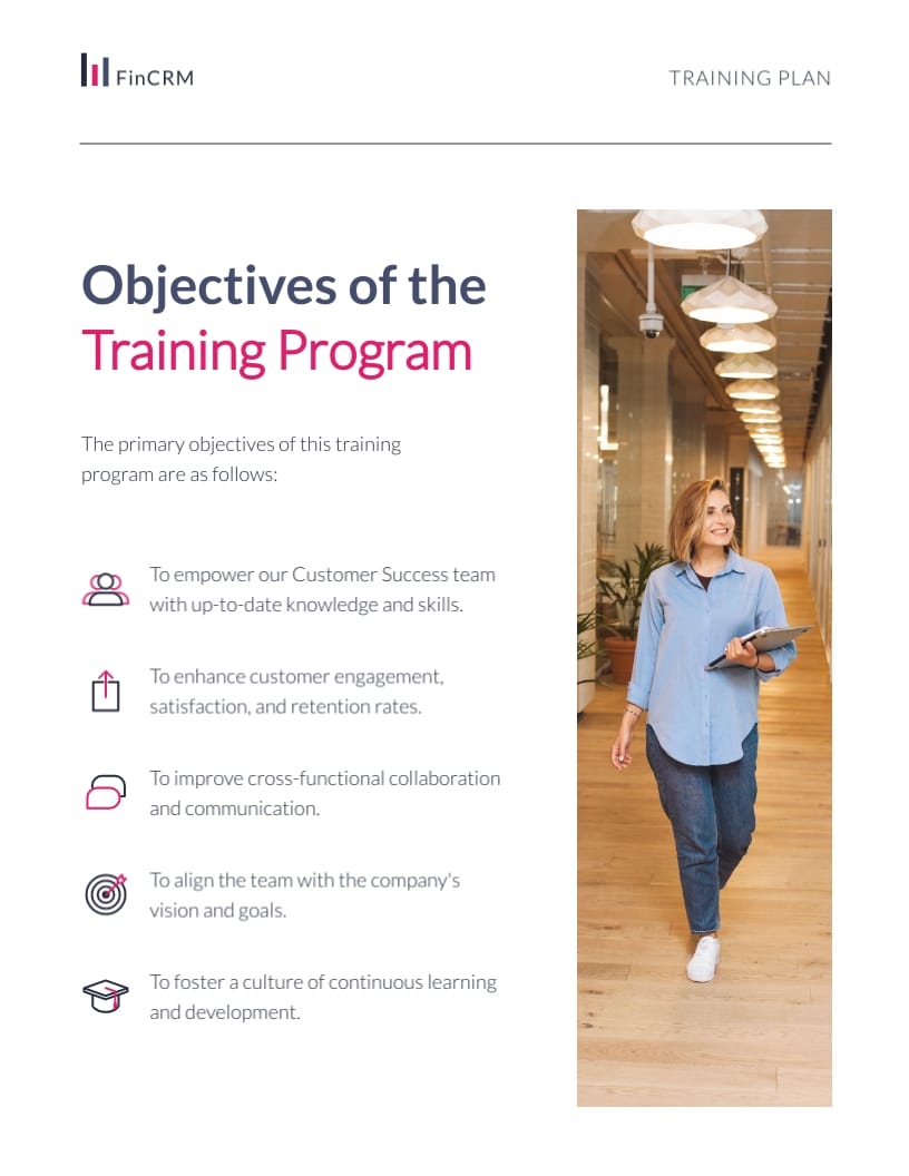 Customer Success Training Plan Template | Visme