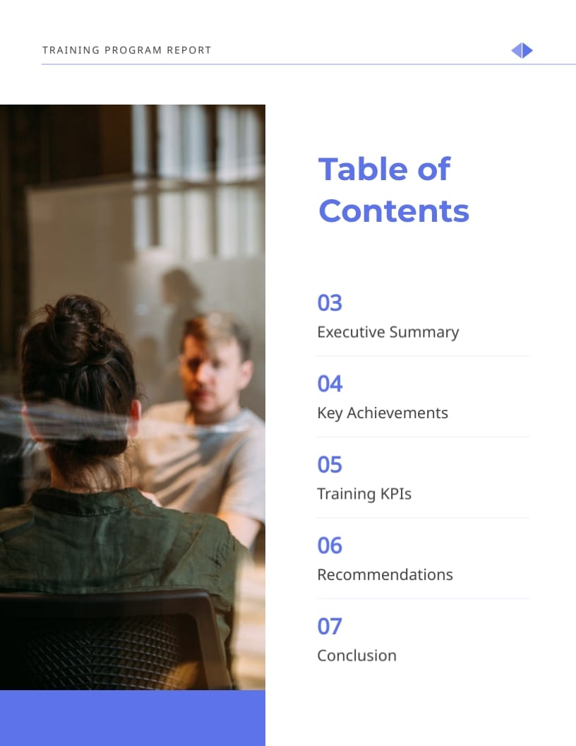 Customer Success Training Report Template | Visme