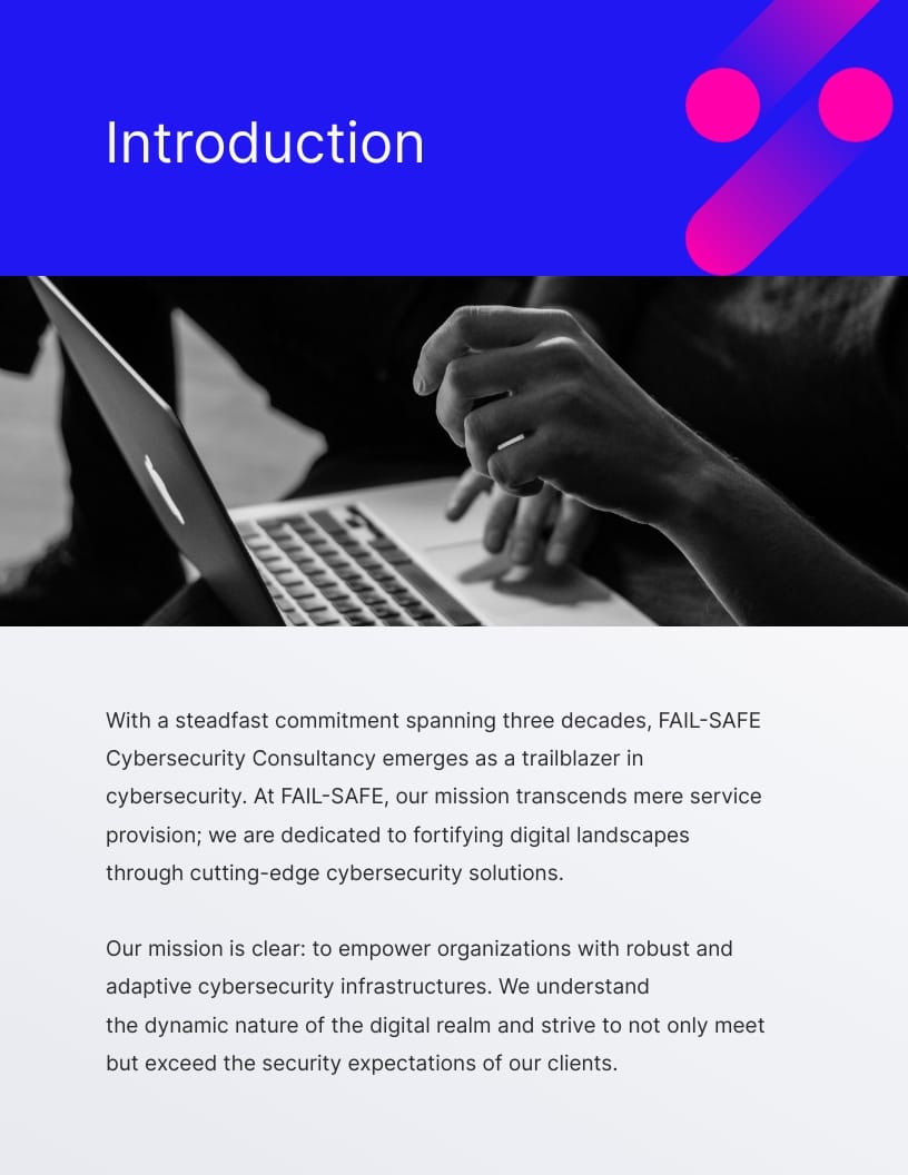 Cybersecurity Solution Proposal Template | Visme