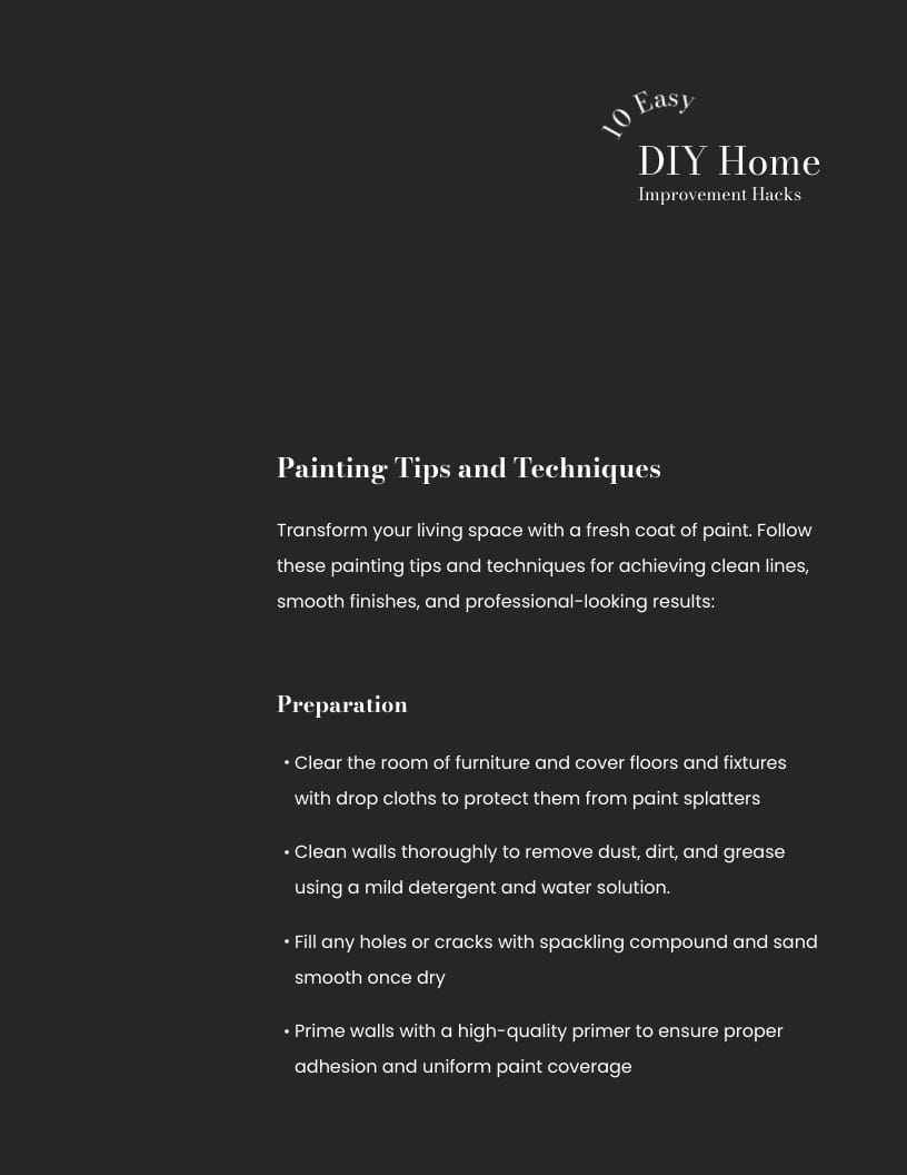 DIY Reference Whitepaper Template | Visme