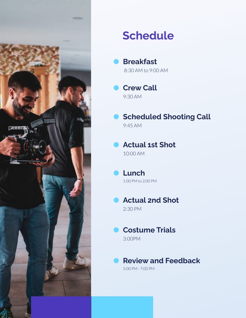 Daily Production Report Template | Visme