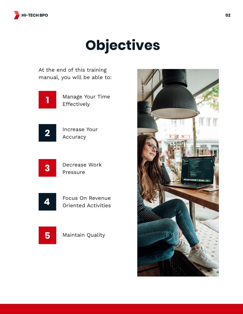 Data Entry Operator Training Manual Template | Visme