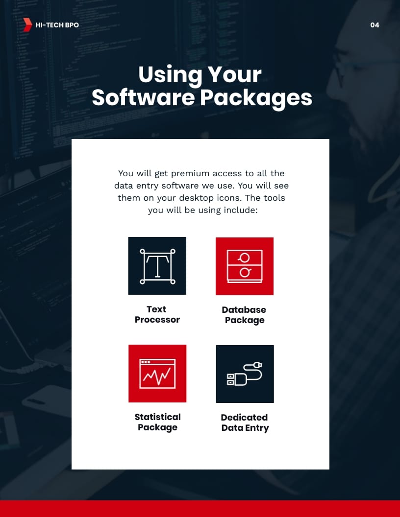 Data Entry Operator Training Manual Template | Visme