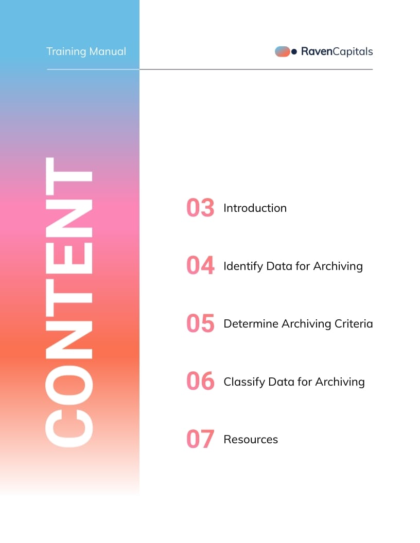 Data Governance Training Manual Template | Visme