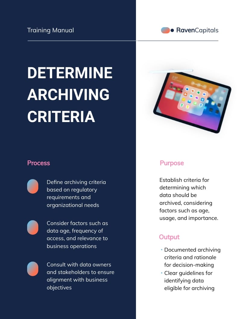 Data Governance Training Manual Template | Visme