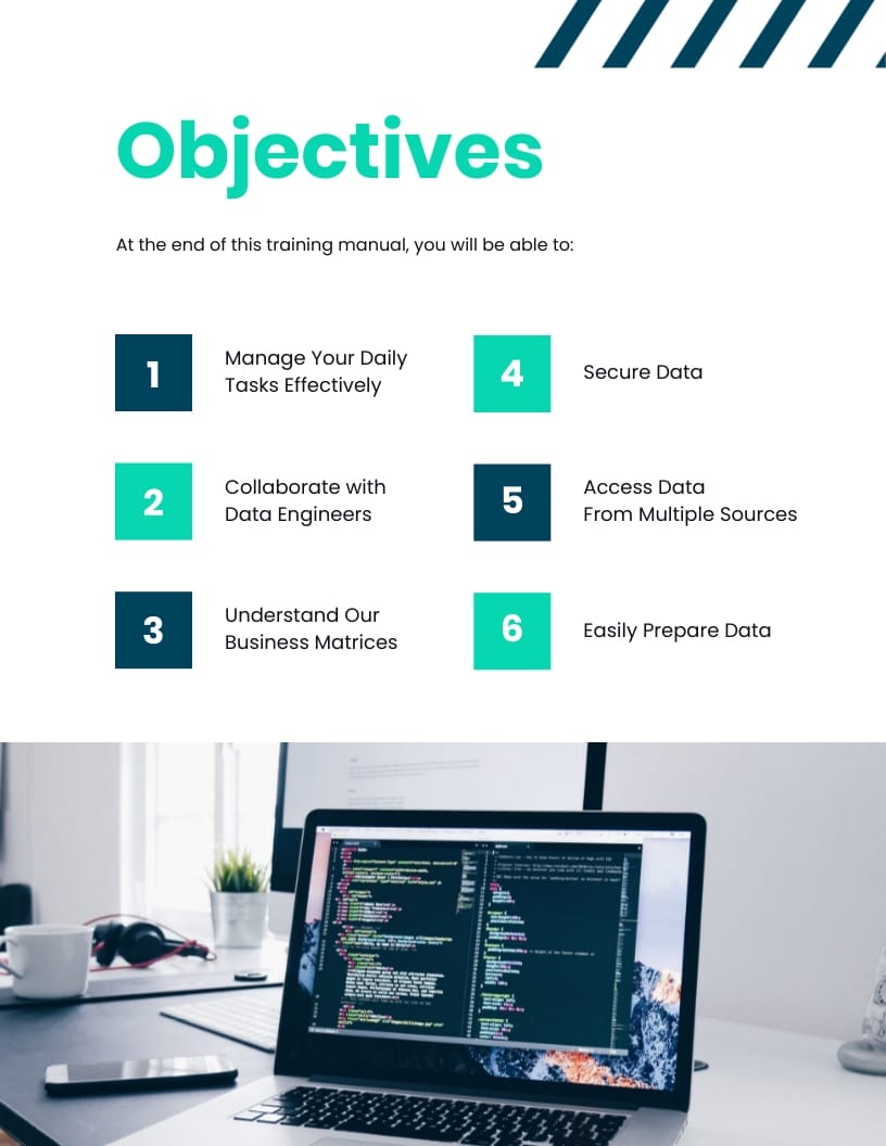 Data Scientist Training Manual Template | Visme
