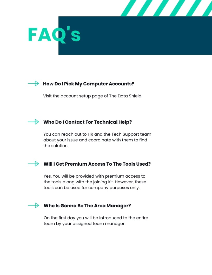 Data Scientist Training Manual Template | Visme