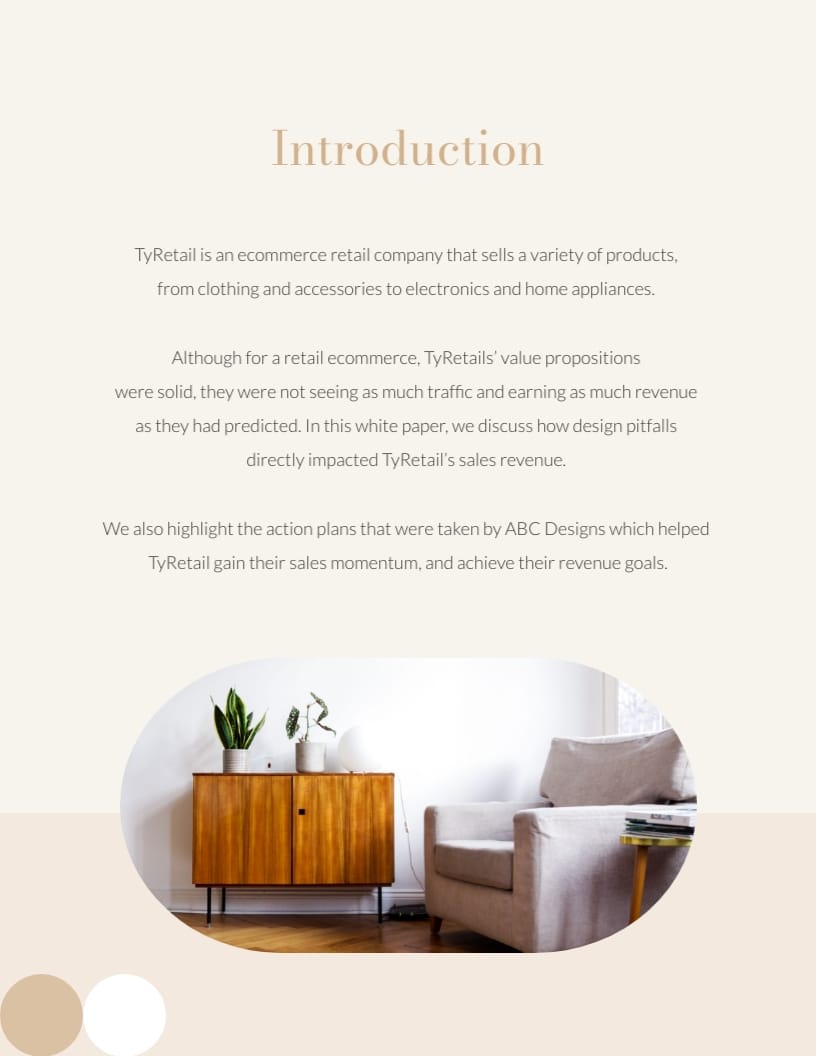 Design Case Study White Paper Template | Visme