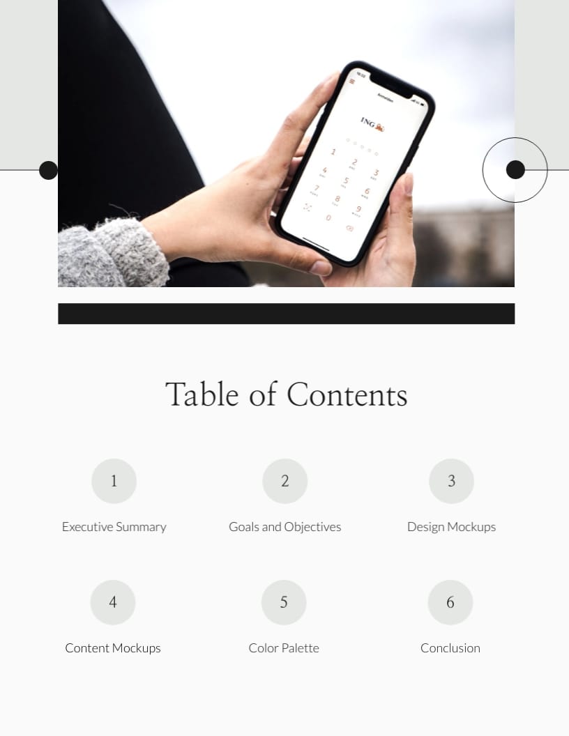 Design Mockup Report Template | Visme