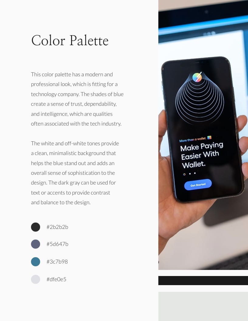 Design Mockup Report Template | Visme