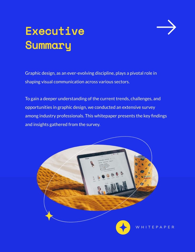 Design Survey White Paper Template | Visme