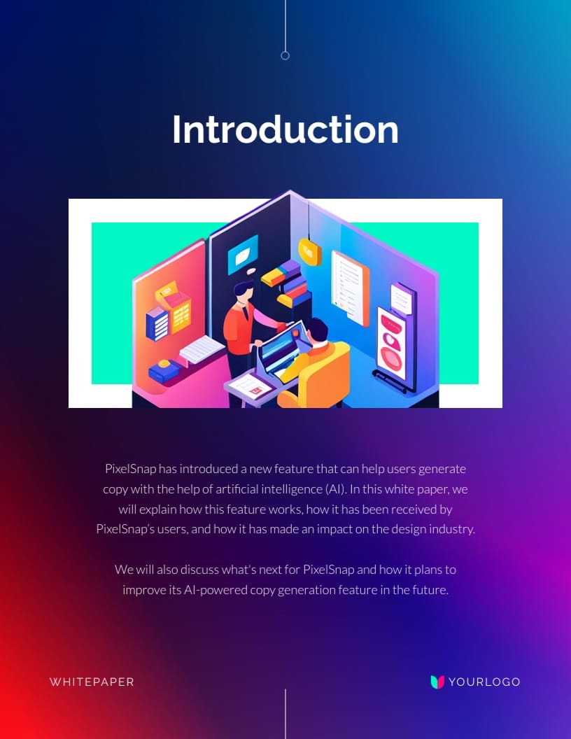 Design Tool White Paper Template | Visme