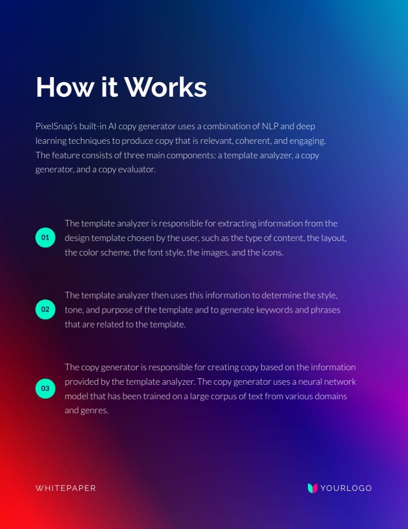 Design Tool White Paper Template | Visme