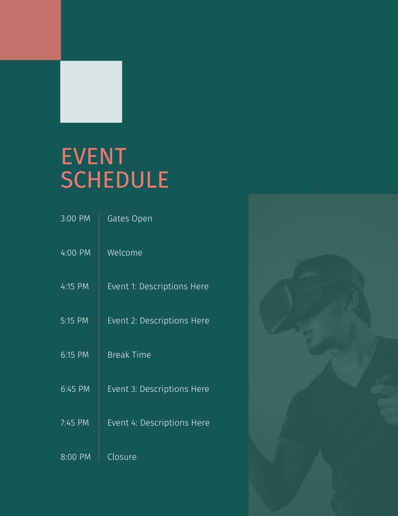 Digital Marketing - Event Program Template | Visme