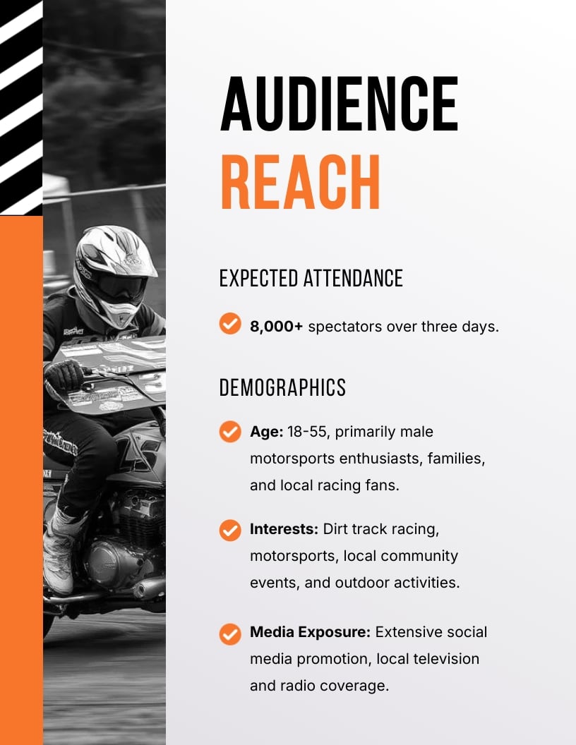 Dirt Track Racing Sponsorship Proposal Template | Visme