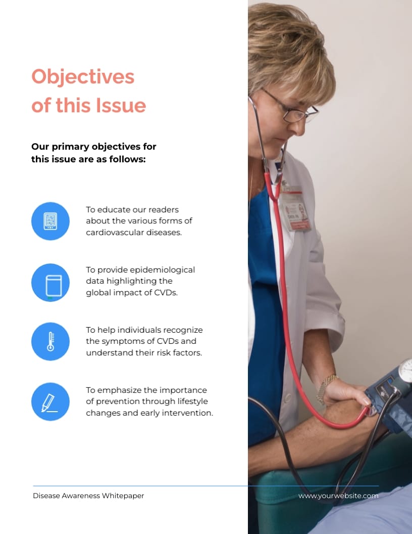 Disease Awareness Whitepaper Template | Visme