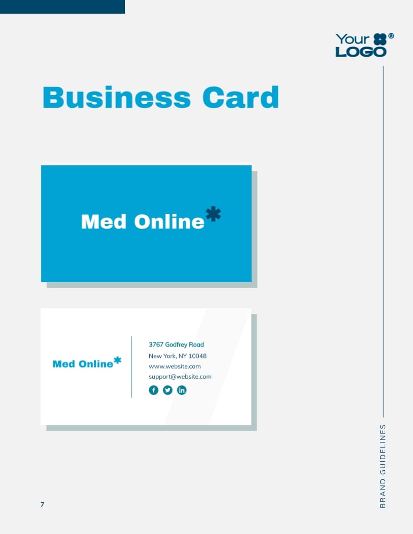 E-Medicine Store Brand Guidelines Template | Visme