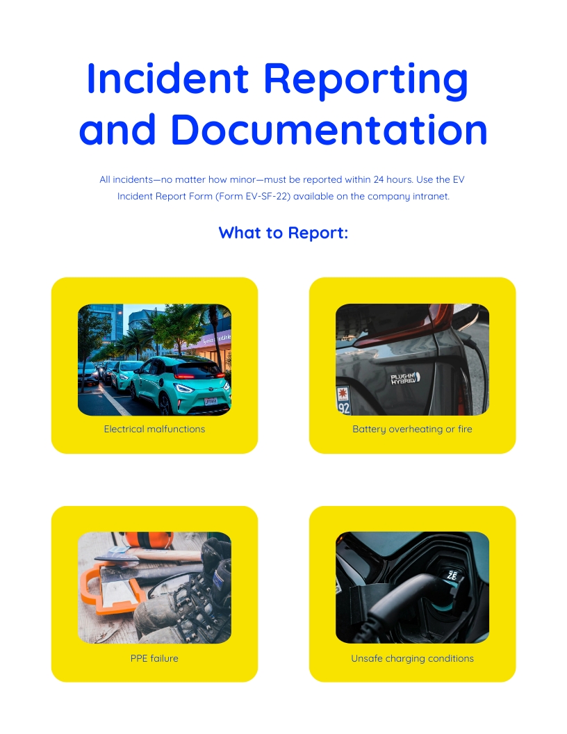 EV Safety Training Student Manual Template | Visme