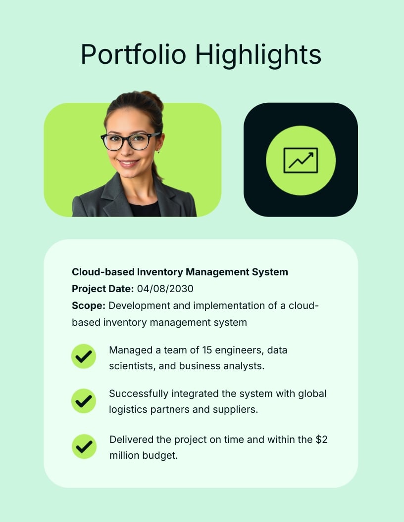 Ecommerce Project Portfolio Template | Visme