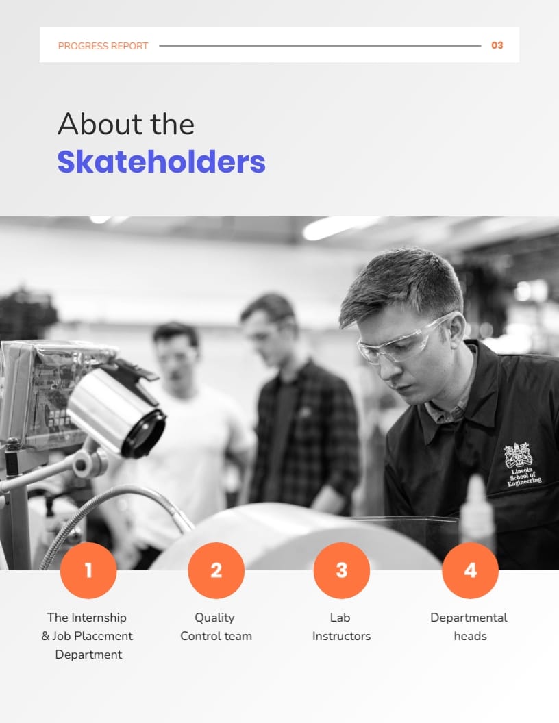 Education Progress Report Template | Visme