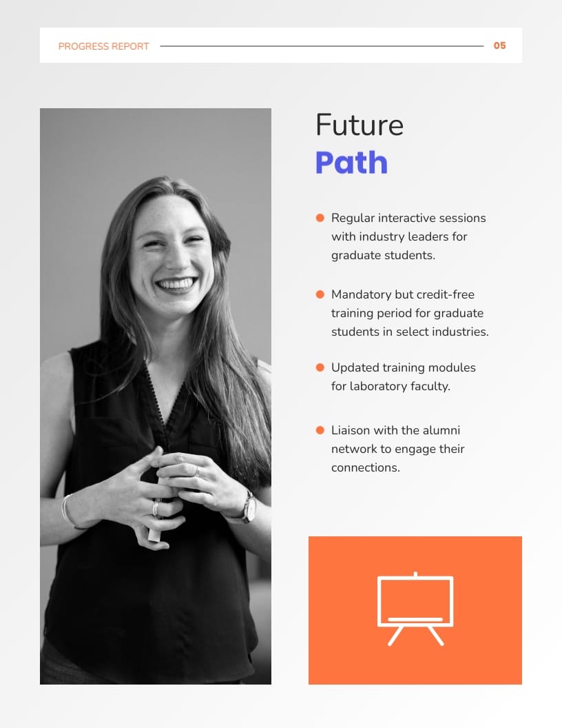 Education Progress Report Template | Visme