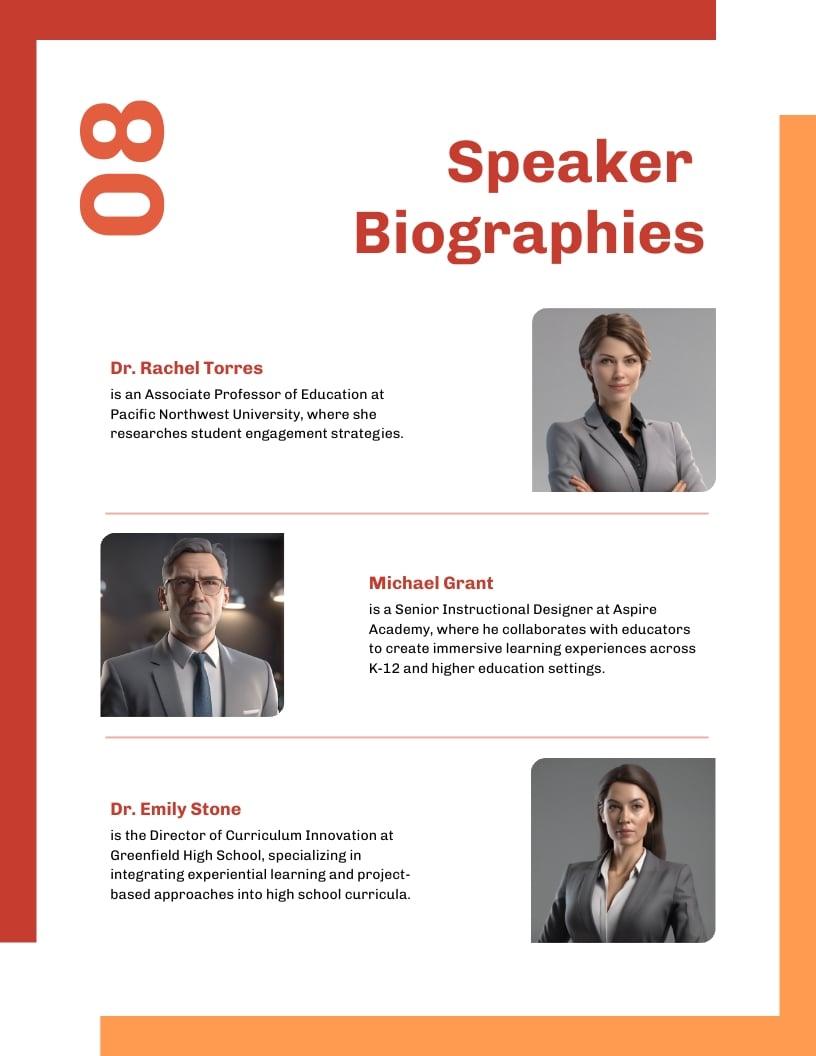 10 Conference Agenda Templates for Your Next Event