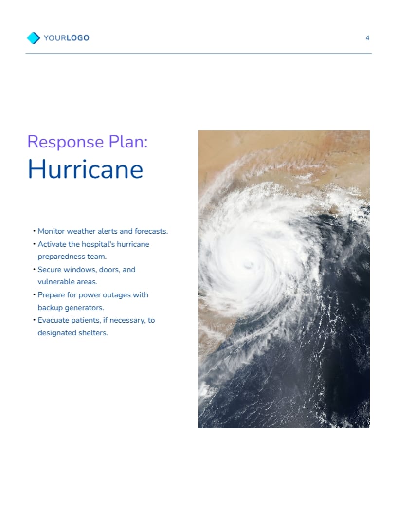 Emergency Response Plan Template | Visme