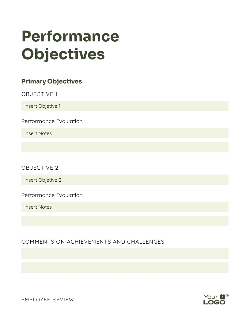 Employee Evaluation Template | Visme