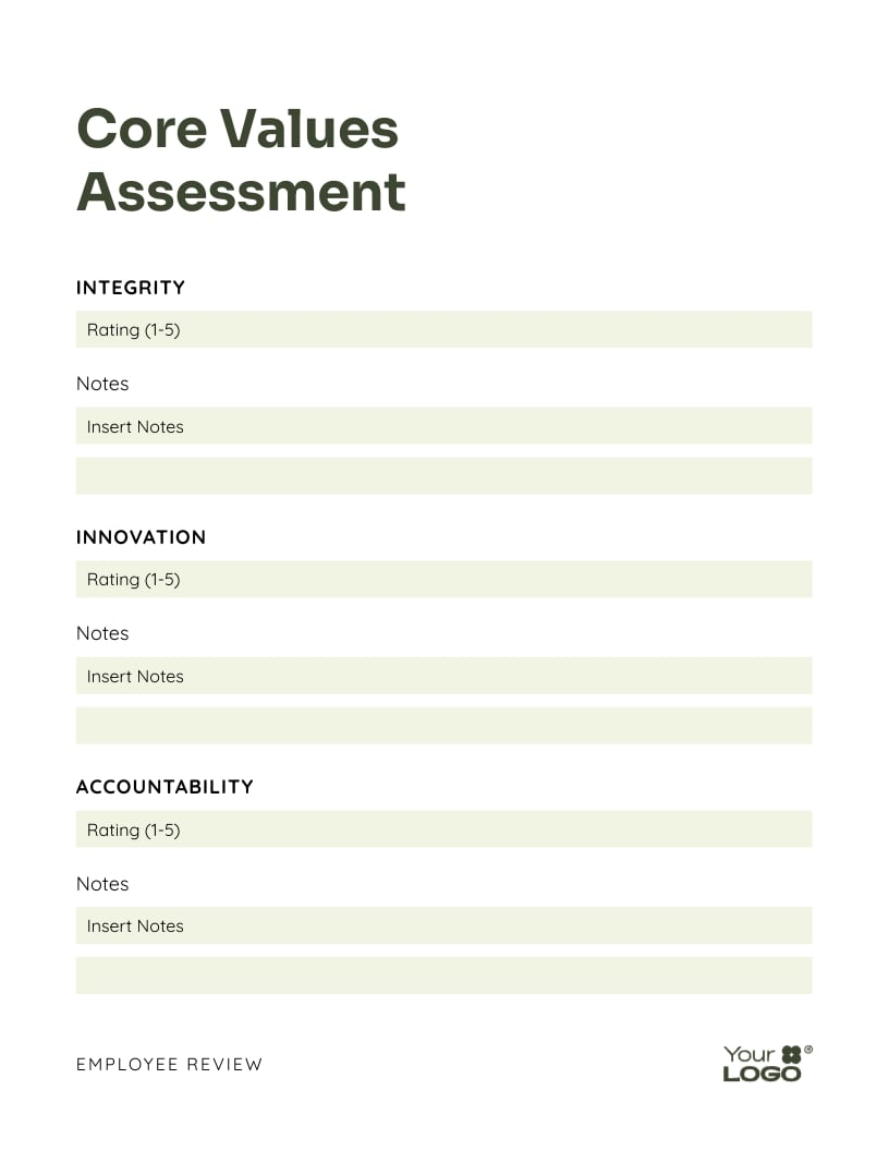 Employee Evaluation Template | Visme