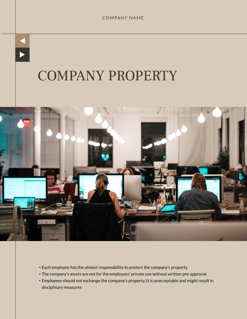 Employee Handbook Template | Visme