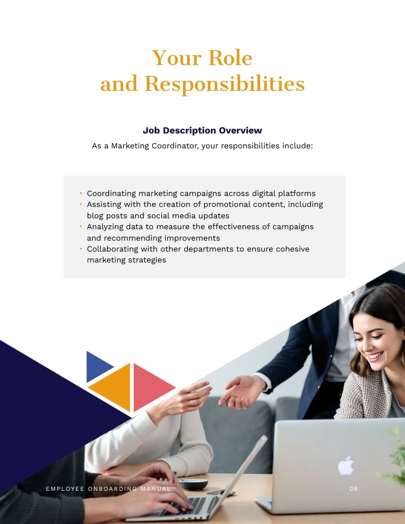 Employee Onboarding Manual Template | Visme