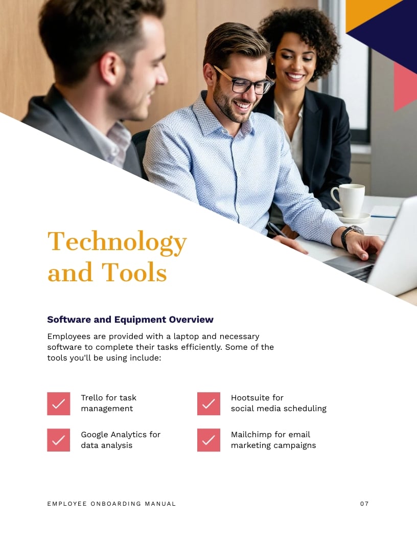 Employee Onboarding Manual Template | Visme