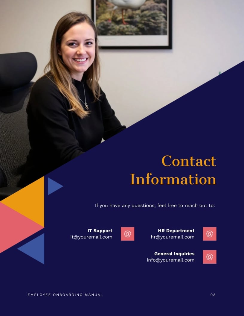 Employee Onboarding Manual Template | Visme