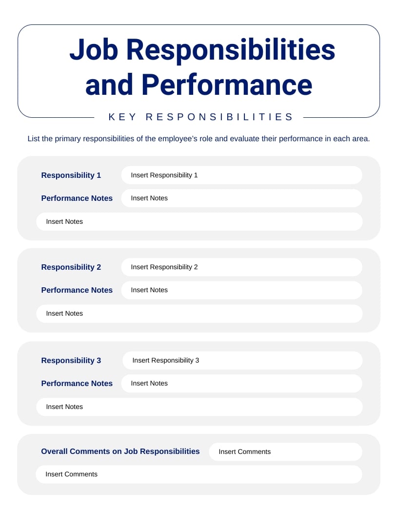 Employee Review Template | Visme