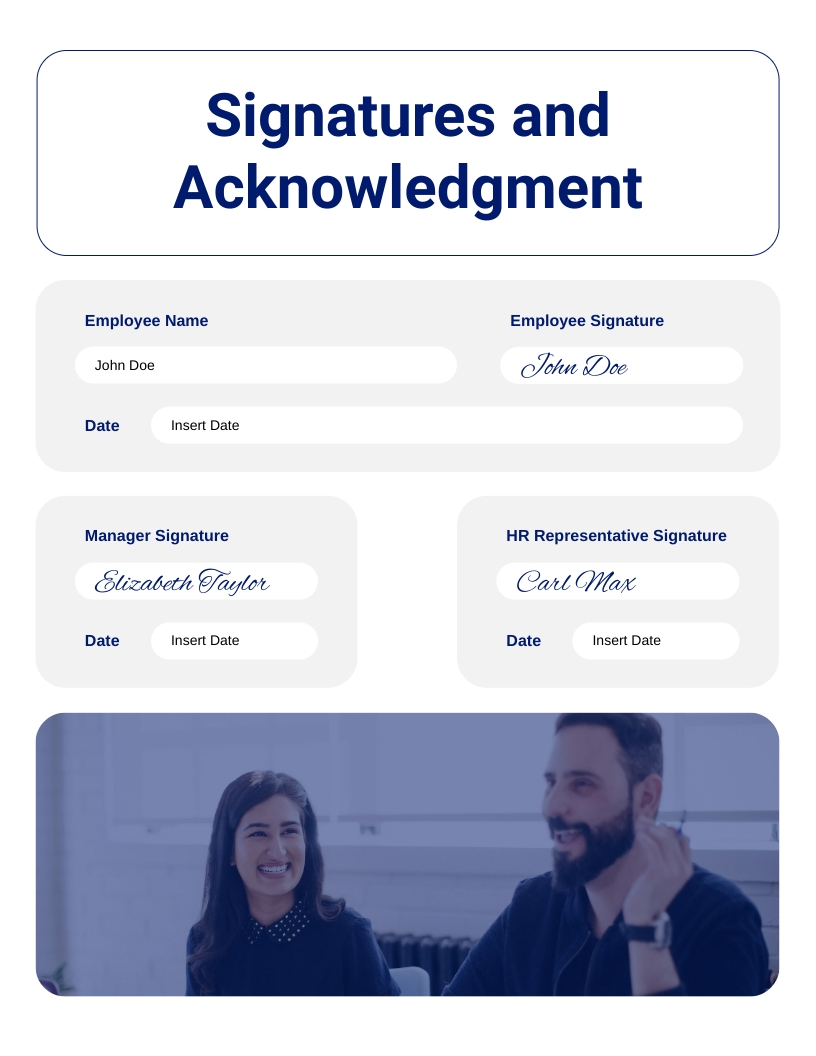 Employee Review Template | Visme