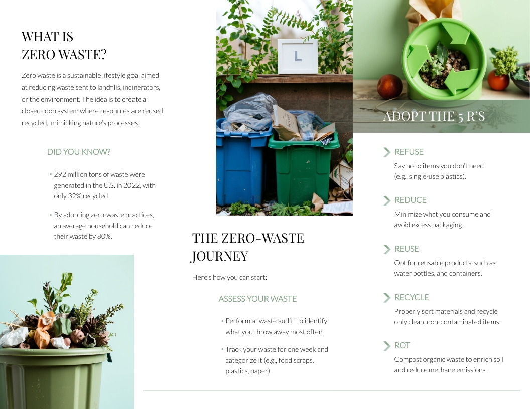Environmental Brochure Template | Visme