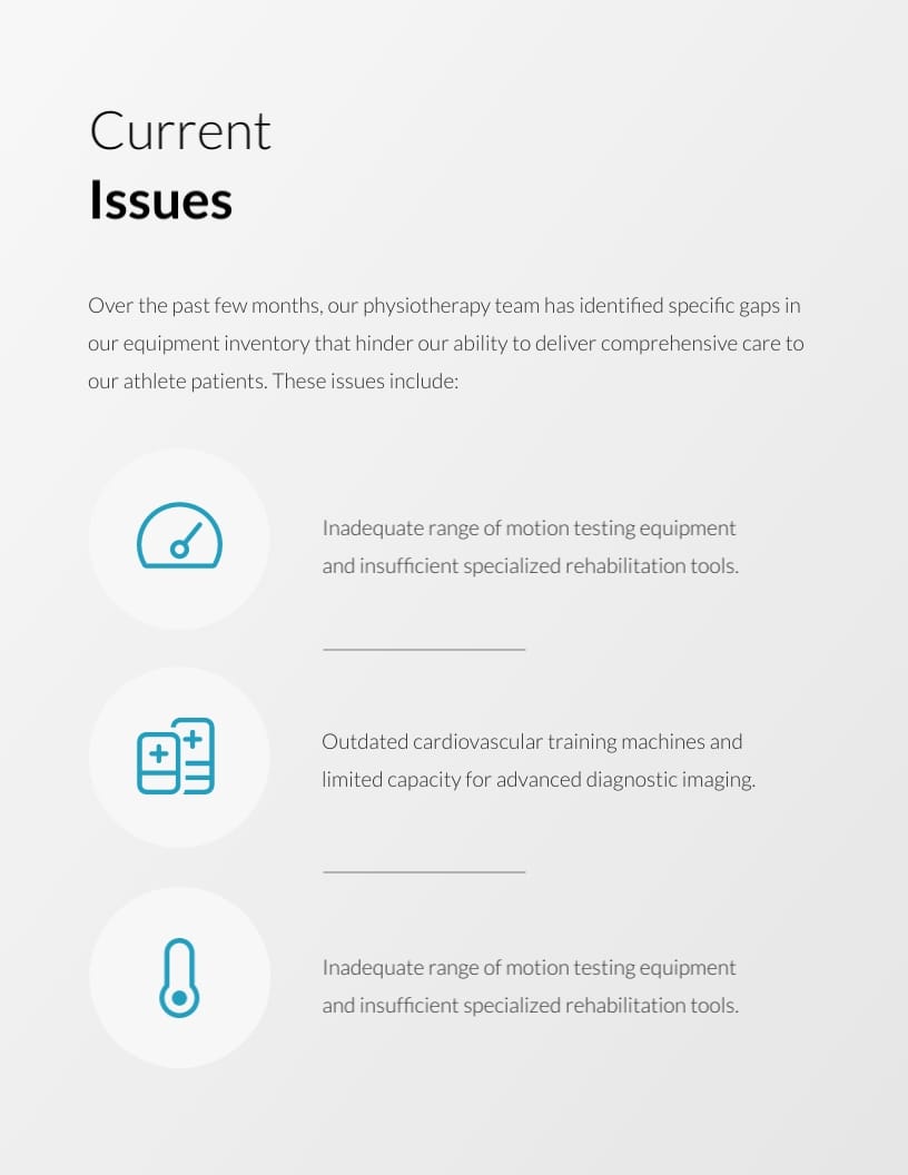 Equipment Purchase Proposal Template | Visme