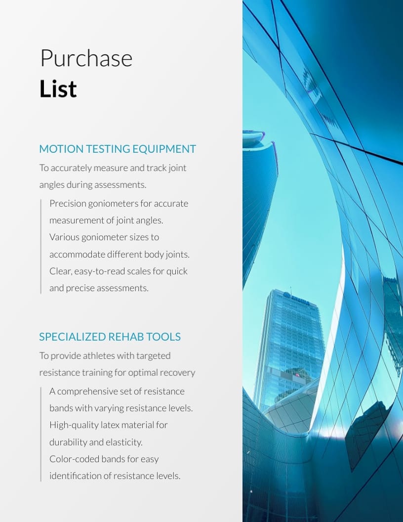 Equipment Purchase Proposal Template | Visme