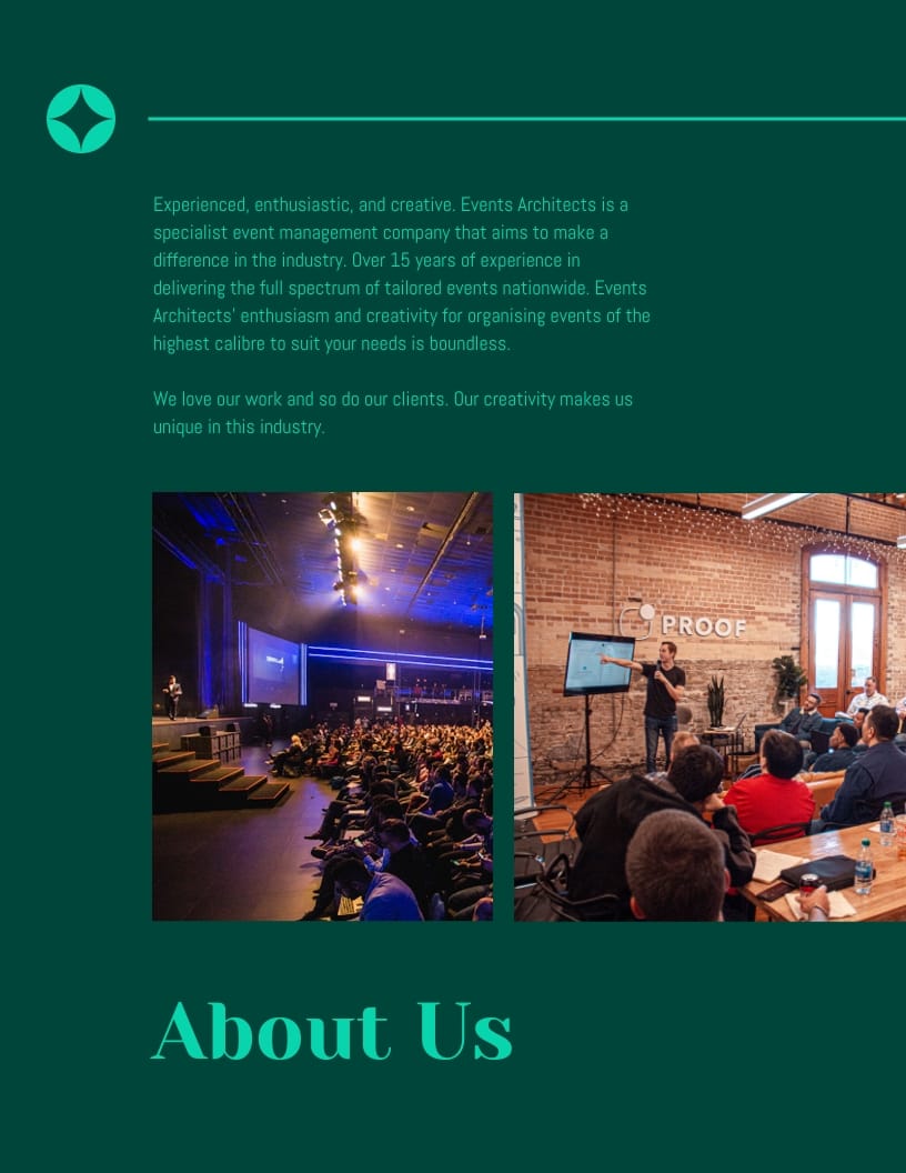 Event Management Booklet Template | Visme