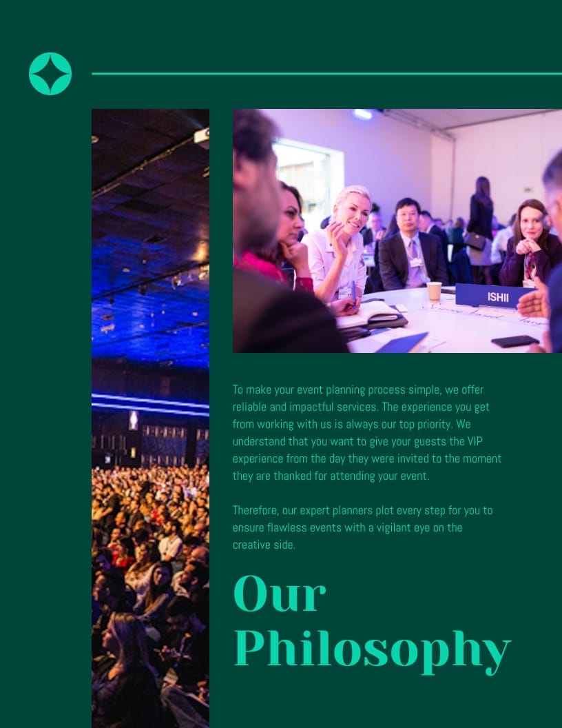 Event Management Booklet Template | Visme