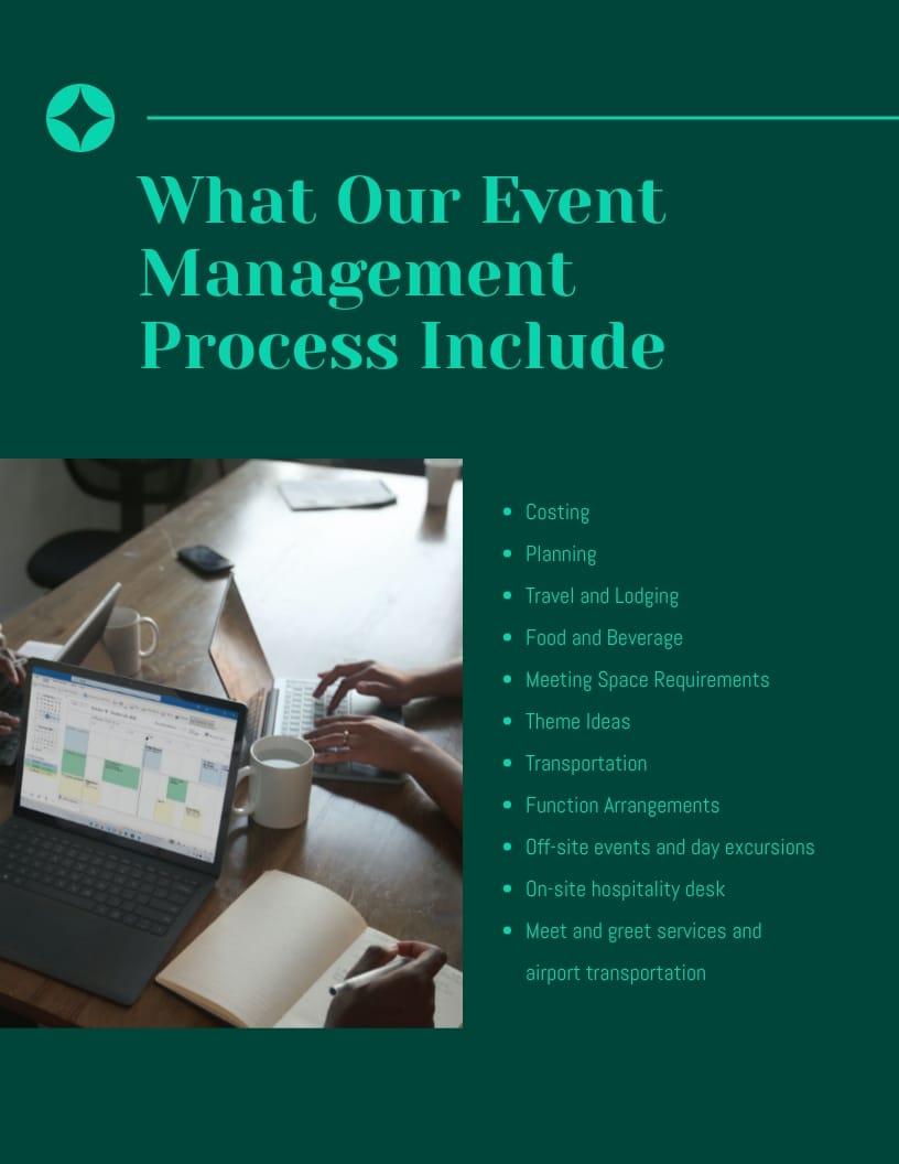 Event Management Booklet Template | Visme