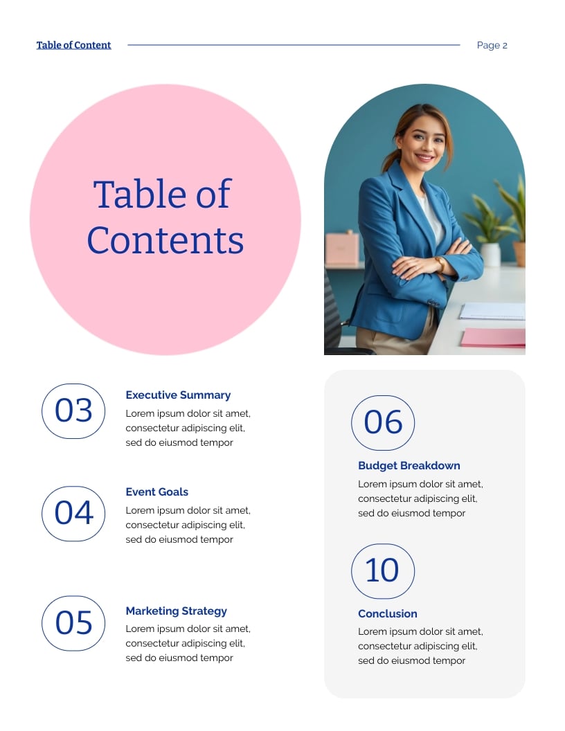 Event Management Proposal Template | Visme