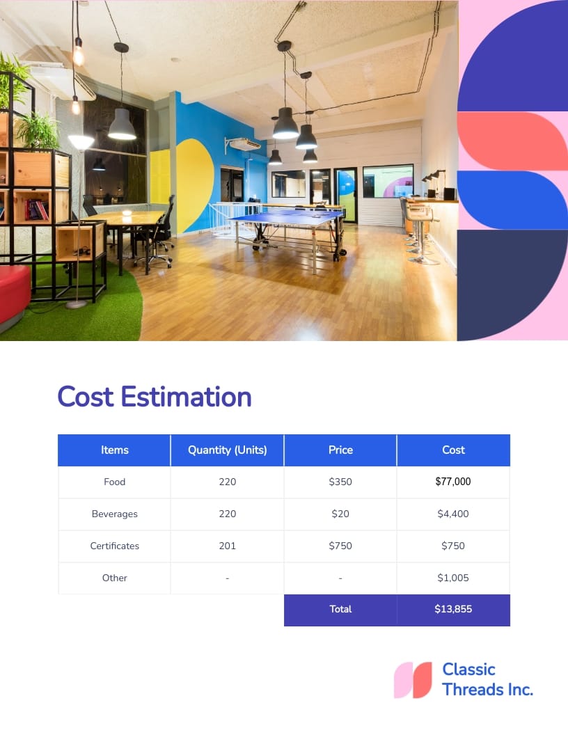 Event Management Work Plan Template | Visme