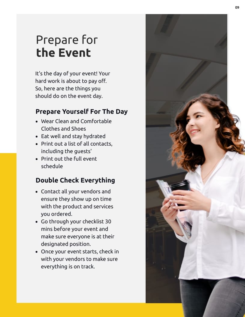 Event Planning Ebook Template | Visme