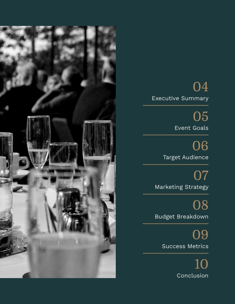 Event Proposal Deck Template | Visme