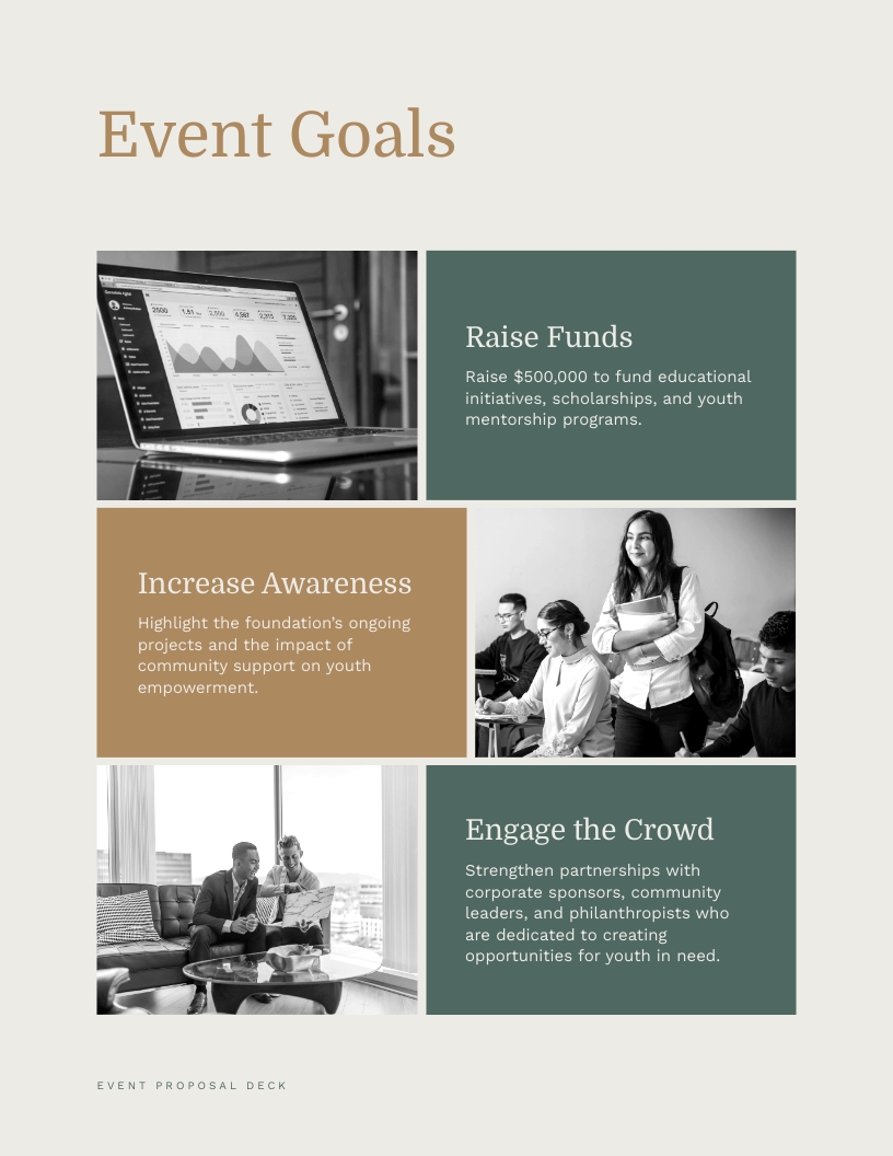 Event Proposal Deck Template | Visme