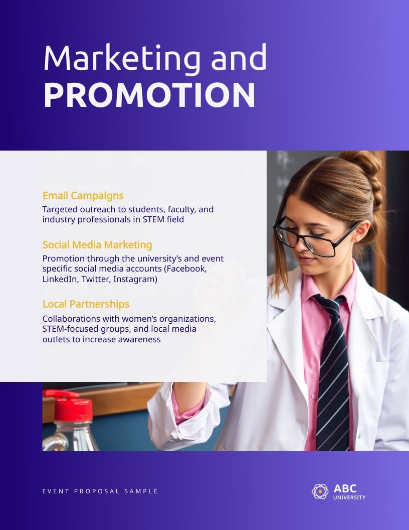 Event Proposal Sample Template | Visme