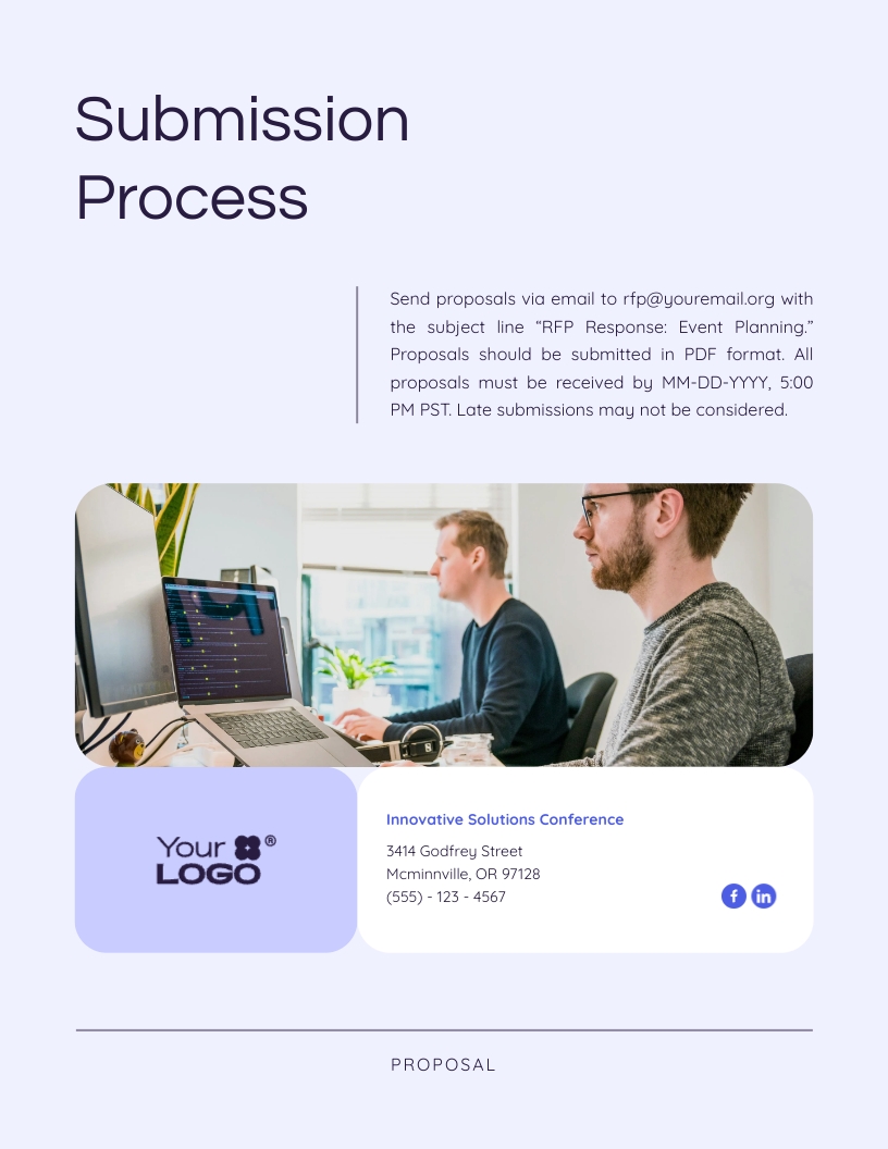 Event RFP Template | Visme
